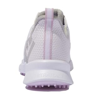 FootJoy Women's FJ Fuel Golf Shoe, White/White/Pink, 7.5