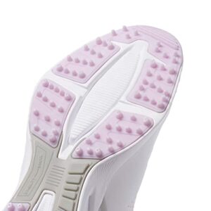 FootJoy Women's FJ Fuel Golf Shoe, White/White/Pink, 7.5