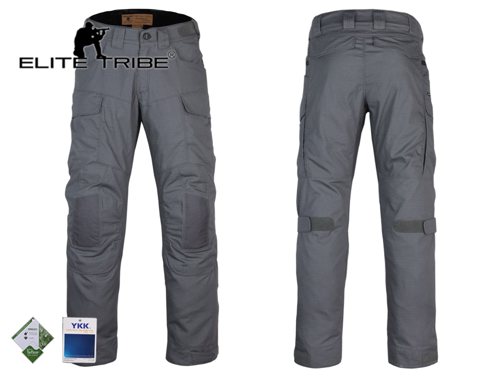 Emerson Hunting Tactical Military Pants Combat Assault Pants (Wolf Gray, XX-Large)