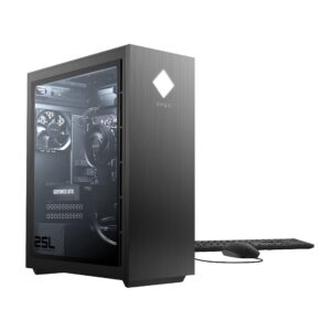 omen 30l gaming desktop gamer tower, geforce rtx 3080 10gb graphics, amd ryzen 7 5800x up to 4.7 ghz (64gb ddr4 ram | 1tb pcie ssd | 2tb hdd) vr ready, 750 watts psu, liquid cooling, w10p w/jtd webcam