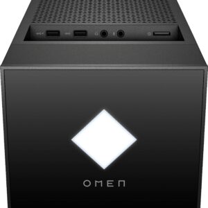 OMEN 30L Gaming Desktop Gamer Tower, GeForce RTX 3080 10GB Graphics, AMD Ryzen 7 5800X Up to 4.7 GHz (64GB DDR4 RAM | 1TB PCIe SSD | 2TB HDD) VR Ready, 750 Watts PSU, Liquid Cooling, W10P W/JTD Webcam