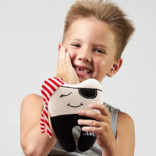 Pirate Tooth Fairy Pillow - Our Tooth Fairy Pillows are for Boys and Girls - This Tooth Fairy Kit Includes 5 Notecards and a Keepsake Pouch - Super Cute Pirate Tooth Fairy Gifts for Boys and Girls