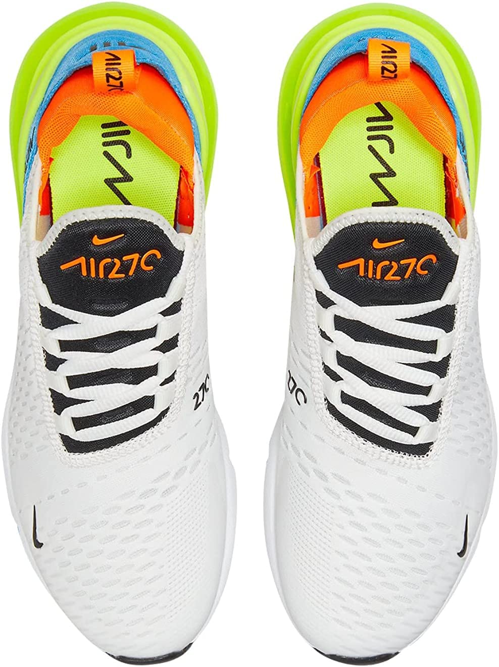 Nike Women's W Air Max 270 Nerf DO6691-100 Shoes, Summit White/Black-white-volt, 7.5