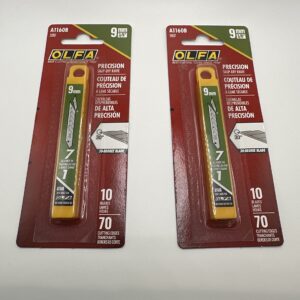 OLFA 5007 A1160B 9mm Snap-Off Art Blade, 10-Pack (2 Pack)