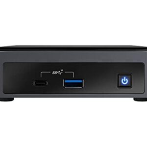 NUC NUC10i7-2021 Home & Business Mini Desktop Black (Intel i7-10710U 6-Core, 16GB RAM, 512GB PCIe SSD, Integrated Graphics, WiFi, Bluetooth, 1xHDMI, SD Card, Win 10 Pro) with Hub