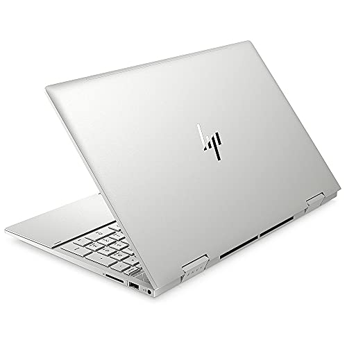 HP Envy x360 15 2-in-1 Laptop 15.6" FHD IPS Touchscreen 11th Gen Intel Quad-Core i5-1135G7 (Beats i7-10710U) 16GB RAM 512GB SSD Backlit Fingerprint HDMI USB-C B&O Win10 Silver + HDMI Cable