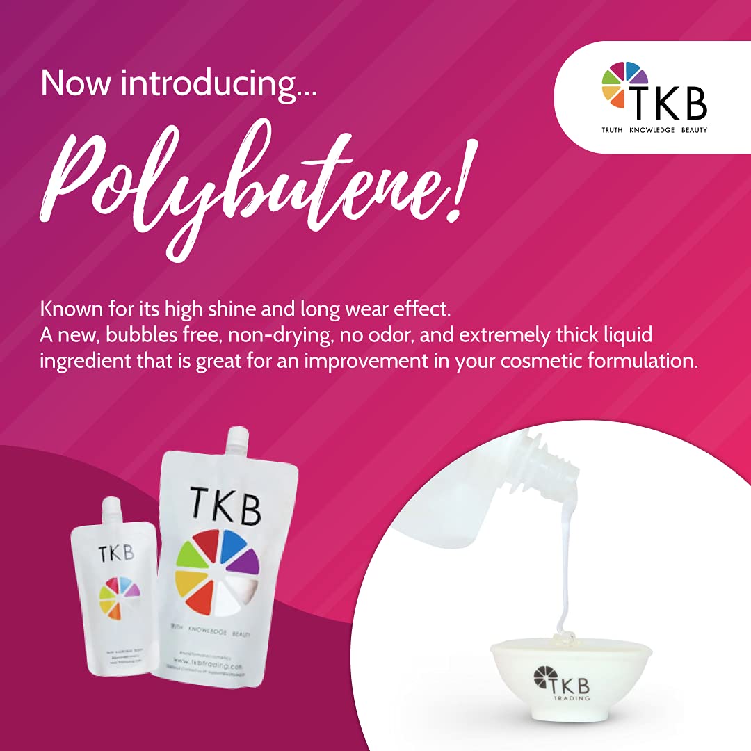 TKB Polybutene | Clear Additive Cosmetic Ingredient for DIY Makeup (5.5oz (156g))