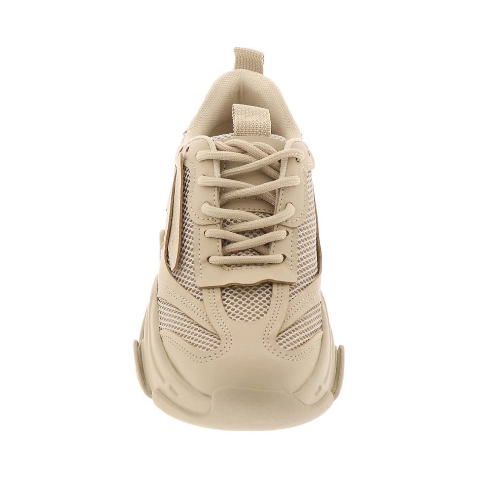 Steven Madden Women's Possesion Sneaker, TAN, 9