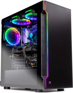 skytech gaming shadow 3.0 gaming pc desktop - intel core-i5 10400f 2.9ghz, rtx 3060 12gb gddr6, 16gb ddr4 3000, 1tb ssd, z490 motherboard, 600w gold psu, ac wifi, windows 11 home 64-bit