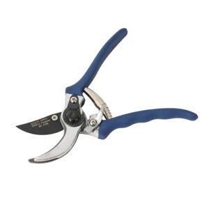 amazon basics 8-inch steel bypass pruning shears, blue