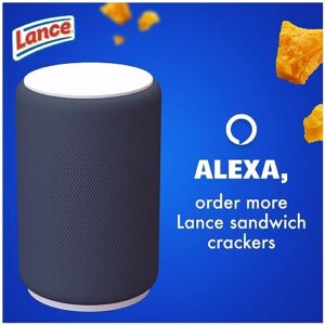 Lance Sandwich Crackers, Toasty Cheddar, 8 Individually Wrapped Packs, 6 Sandwiches Each