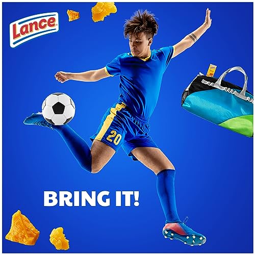 Lance Sandwich Crackers, Toasty Cheddar, 8 Individually Wrapped Packs, 6 Sandwiches Each