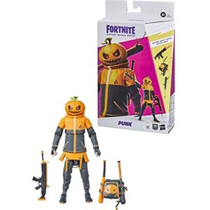 FORTNITE Victory Royale Series Punk Collectible Action Figure with Accessories, 6-inch Scale