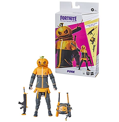 FORTNITE Victory Royale Series Punk Collectible Action Figure with Accessories, 6-inch Scale