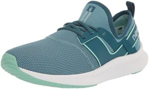 new balance women's nergize sport v1 training shoe, dark moonstone/moonstone/bright mint, 6 m