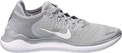 Nike Womens Free RN 2018 Running Shoes (8.5, White)