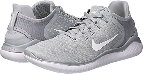 Nike Womens Free RN 2018 Running Shoes (8.5, White)