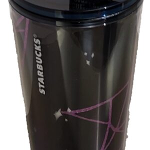 Starbucks Exclusive LIMITED EDITION Halloween 2021 Glow in the Dark Black Cat Tumbler: 24 oz Venti Cup