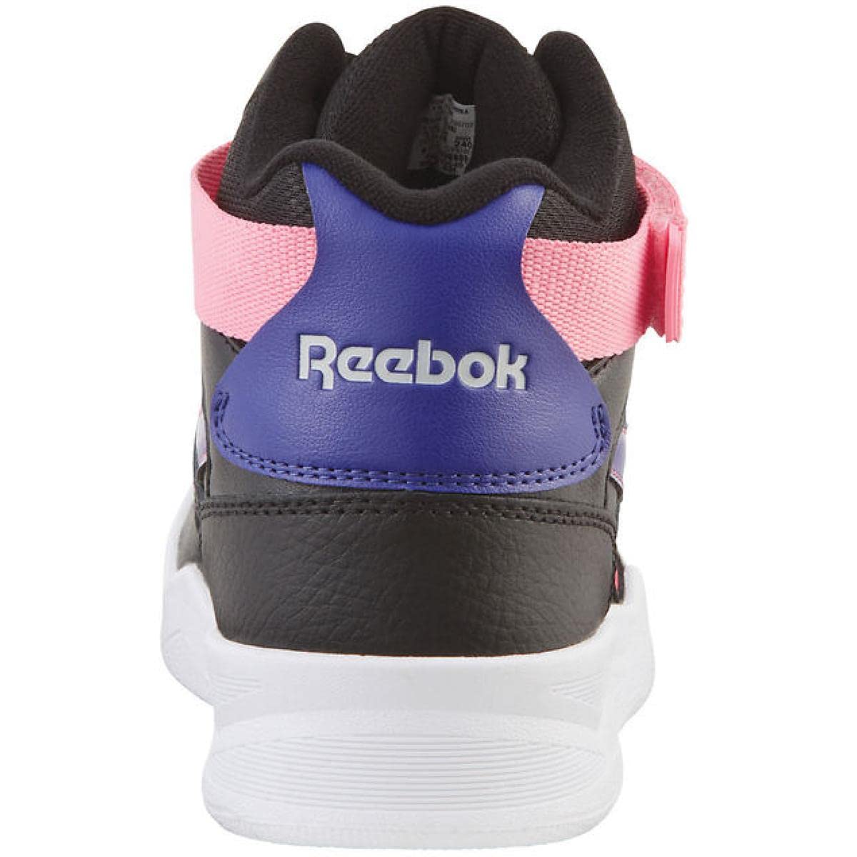 Reebok Women's BB4500 Hi High Top Basketball Shoe, Black/White/True Pink, 7.5