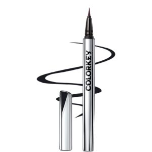 COLORKEY Floating Color 24 Hours Longwear Waterproof Liquid Eyeliner, Sweat Resistant, Waterproof and Smudgeproof Eye Liners Eyeliner Pencil (N01 Black)