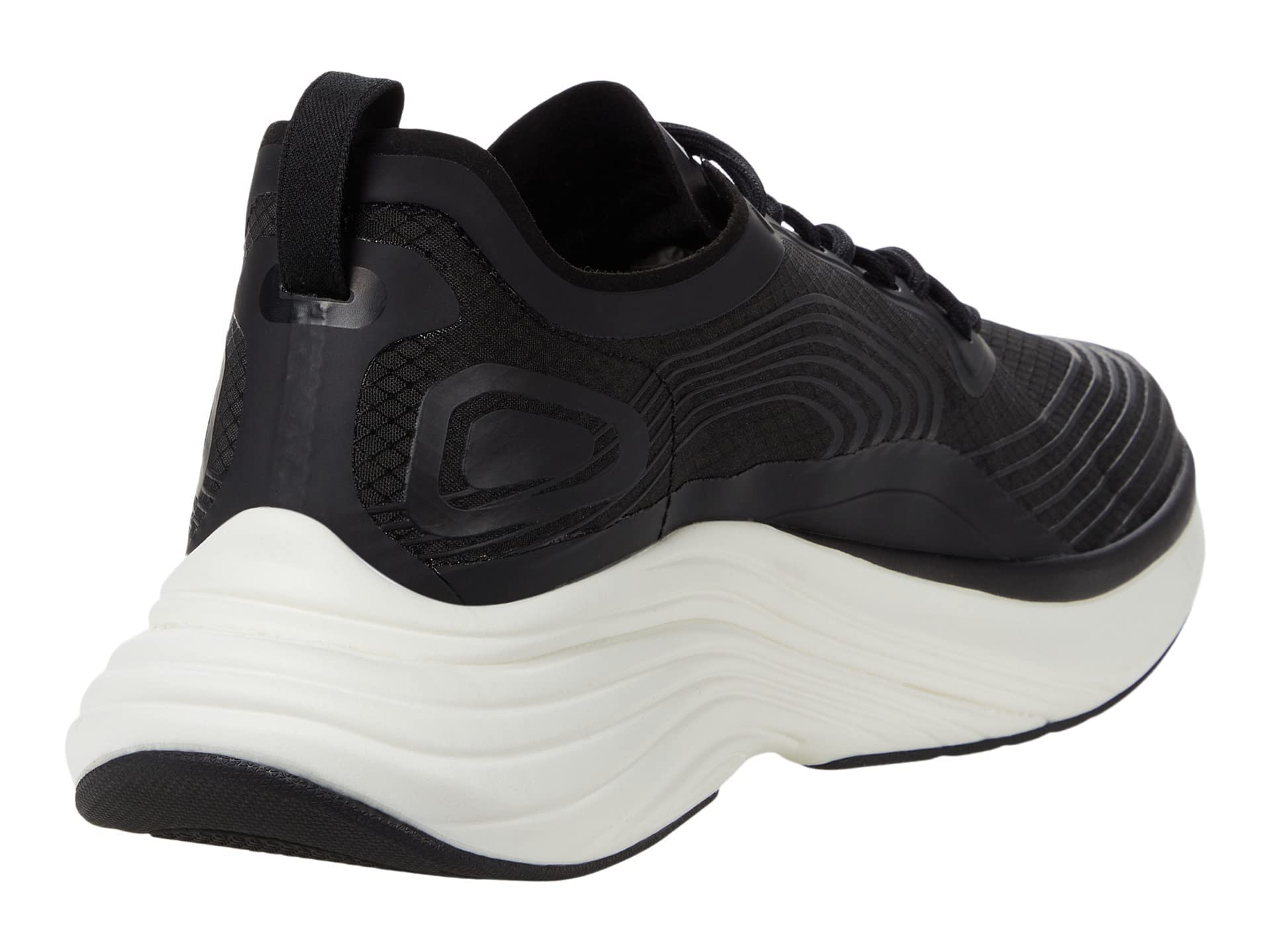 Athletic Propulsion Labs (APL) Women's Streamline Sneaker, Black/Black/White, 7.5