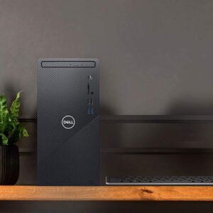 Dell 2021 Newest Inspiron 3000 Desktop Computer, Intel Quad-Core i3-10100 Processor Up to 4.3Ghz, 8GB DDR4 RAM, 1 TB HDD, Wi-Fi, SD Card Reader, HDMI, VGA, Win10 Home, Black