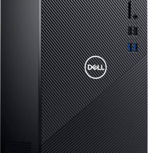 Dell 2021 Newest Inspiron 3000 Desktop Computer, Intel Quad-Core i3-10100 Processor Up to 4.3Ghz, 8GB DDR4 RAM, 1 TB HDD, Wi-Fi, SD Card Reader, HDMI, VGA, Win10 Home, Black