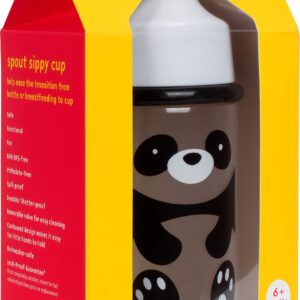 Lollaland Panda Bear, 9 ounce, 6 months Plus, Spill and Leak Proof, Bite Proof, Easy Grip, Hard Spout, BPA Free, Dishwasher Safe, Sippy Cup