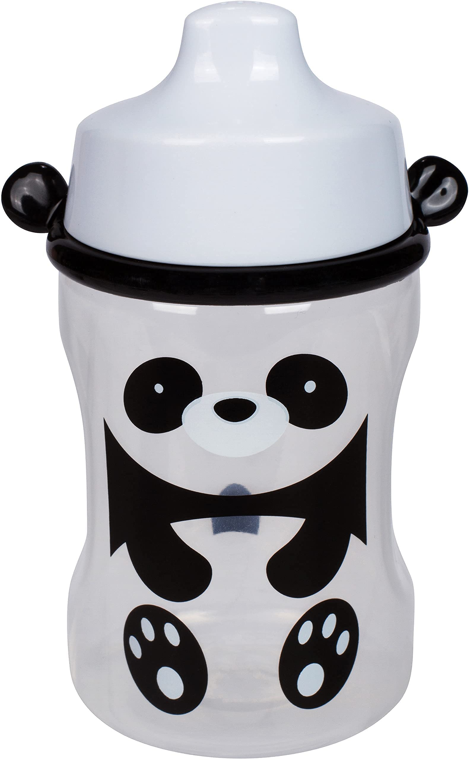 Lollaland Panda Bear, 9 ounce, 6 months Plus, Spill and Leak Proof, Bite Proof, Easy Grip, Hard Spout, BPA Free, Dishwasher Safe, Sippy Cup