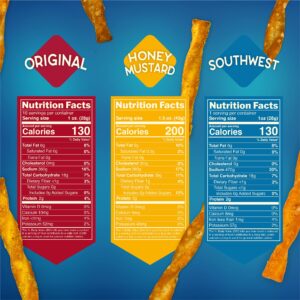 Dot's Homestyle Pretzels 18 Ounce Family Size Variety Flavor Pack Seasoned Pretzel Twists (3 Pack)