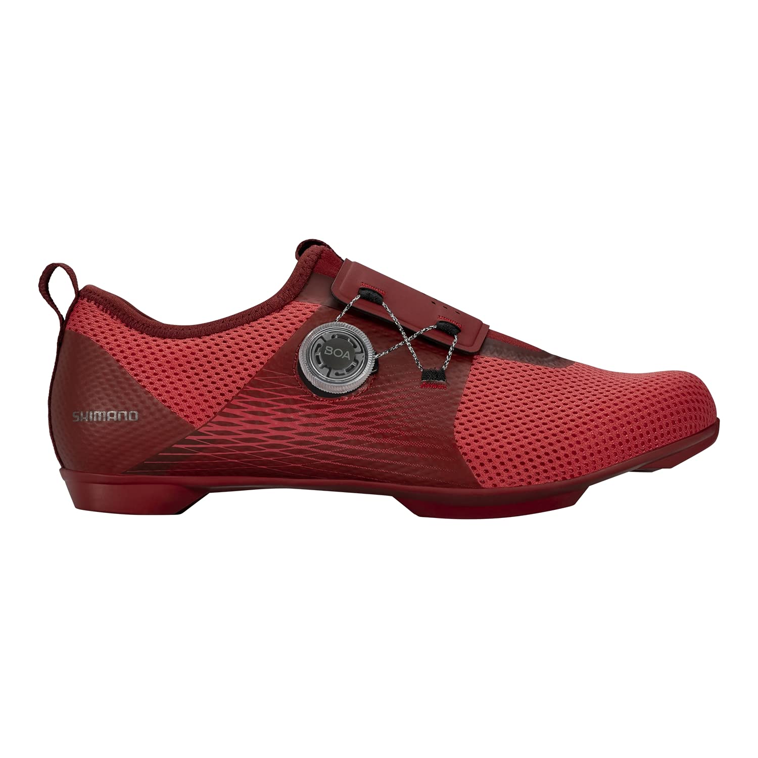 SHIMANO SH-IC500W Women's High Performance Indoor Cycling Shoe, Red, 5-5.5 (EU 37)