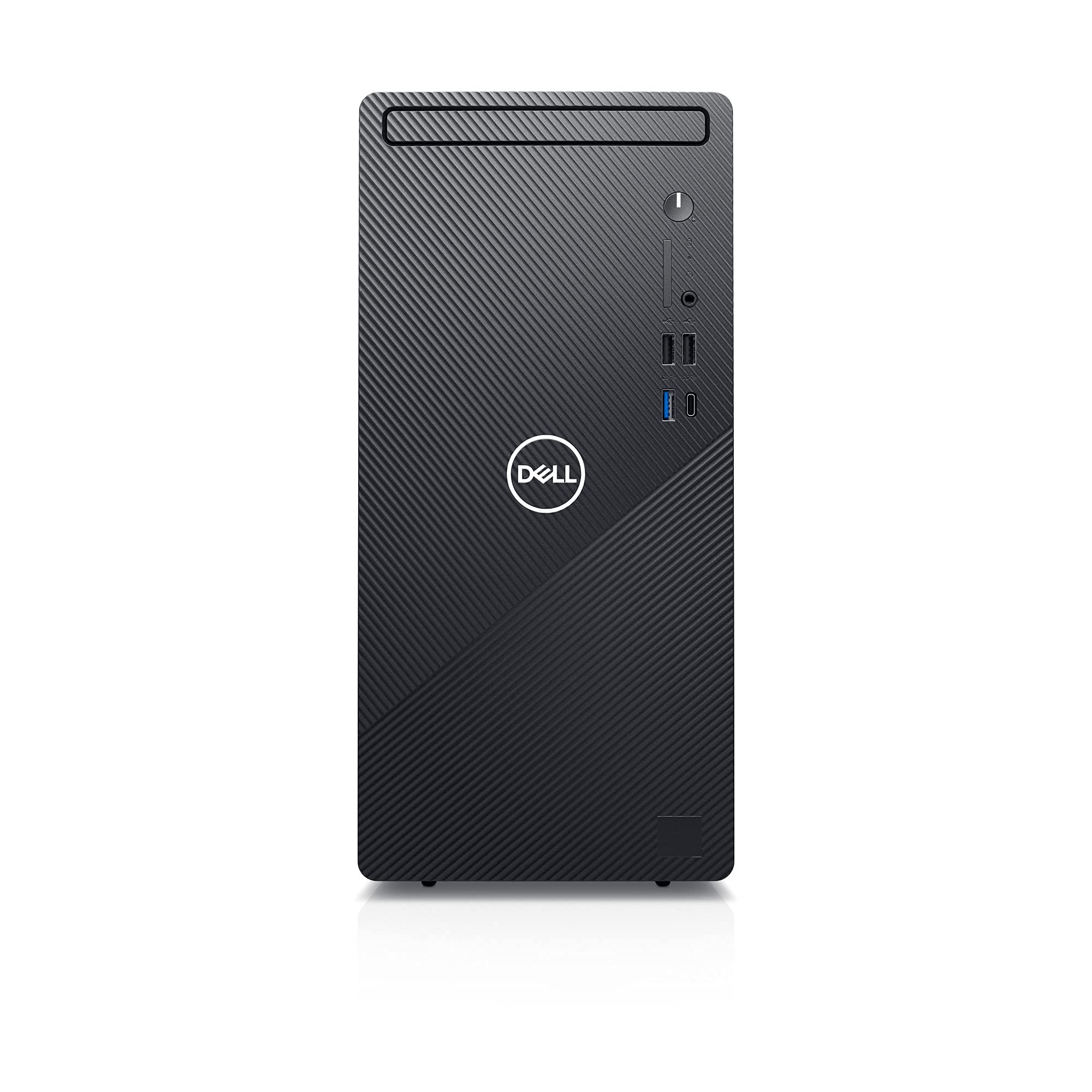 Dell Inspiron 3891 Compact Tower Desktop - Intel Core i5-11400, 12GB DDR4 RAM, 1TB HDD, Intel UHD Graphics 730 with Shared Graphics Memory, Windows 10 Home - Black (Latest Model) (Renewed)