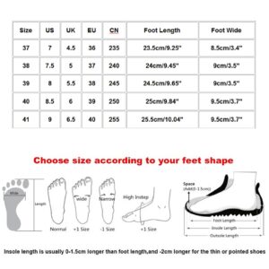 USYFAKGH Non Slip Shoes Women Platform Sneakers for Women Dance Shoes for Women Women's Leisure Breathable Mesh Outdoor Fitness Running Sport Warm Sneakers Shoes Red Wide 7.5