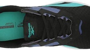 Reebok Men's Energen Lite Running Shoe, Black/Classic Teal/Bold Purple, 10.5