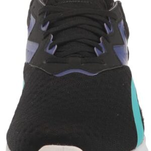 Reebok Men's Energen Lite Running Shoe, Black/Classic Teal/Bold Purple, 10.5