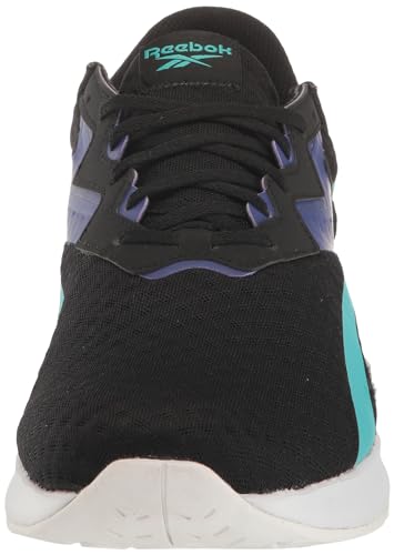 Reebok Men's Energen Lite Running Shoe, Black/Classic Teal/Bold Purple, 10.5