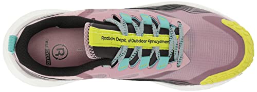 Reebok Women's Floatride Energy 4.0 Adventure Running Shoe, Infused Lilac/Semi Classic Teal/Acid Yellow, 9