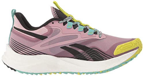 Reebok Women's Floatride Energy 4.0 Adventure Running Shoe, Infused Lilac/Semi Classic Teal/Acid Yellow, 9