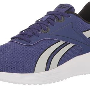 Reebok Women's Lite 3.0 Running Shoe, Bold Purple/Black/Pure Grey, 10