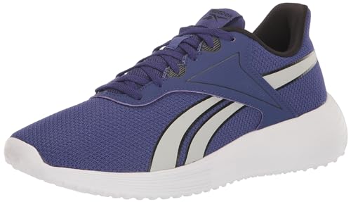 Reebok Women's Lite 3.0 Running Shoe, Bold Purple/Black/Pure Grey, 10