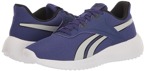 Reebok Women's Lite 3.0 Running Shoe, Bold Purple/Black/Pure Grey, 10