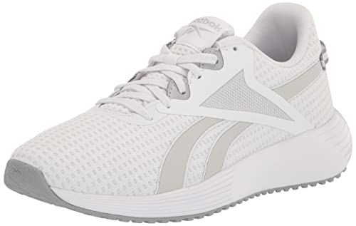 Reebok womens Lite Plus 3.0 Running Shoe, White/Silver Metallic/Pure Grey, 7.5 US