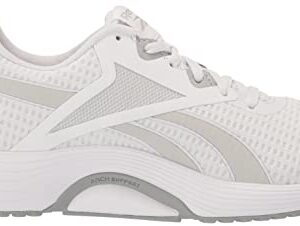 Reebok womens Lite Plus 3.0 Running Shoe, White/Silver Metallic/Pure Grey, 7.5 US