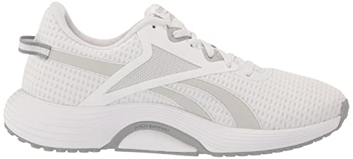 Reebok womens Lite Plus 3.0 Running Shoe, White/Silver Metallic/Pure Grey, 7.5 US