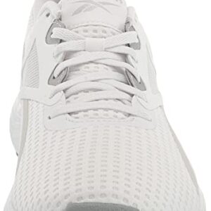 Reebok womens Lite Plus 3.0 Running Shoe, White/Silver Metallic/Pure Grey, 7.5 US