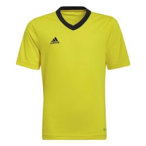 adidas kids' entrada 22 jersey, team yellow/black, x-large