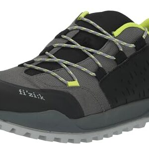 Fizik X2 Ergolace Flat, Unisex Cycling Shoes Grey Yellow