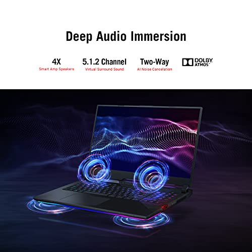 ASUS ROG Strix Scar 17 (2021) Gaming Laptop, 17.3” 360Hz IPS FHD, NVIDIA GeForce RTX 3080, AMD Ryzen 9 5900HX, 16GB DDR4, 1TB SSD, Opti-Mechanical Per-Key RGB Keyboard, Windows 10 Pro, G733QSA-PB96