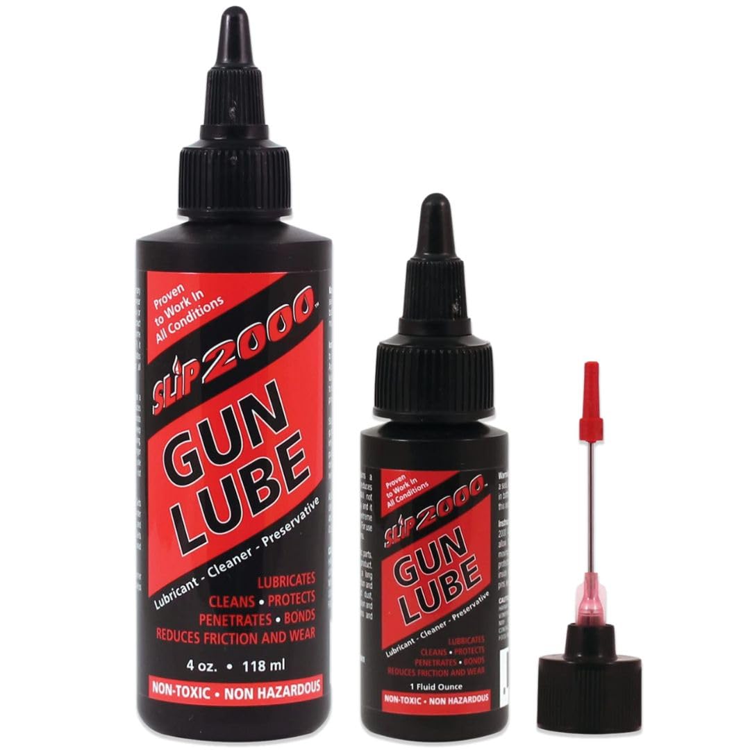 Slip 2000 Gun Lube - Buddy Pack- Penetrating Gun Lubricant Lubricating CLP Gun Cleaner - Combo Pack