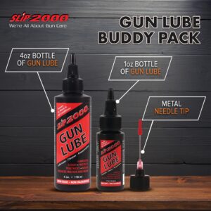 Slip 2000 Gun Lube - Buddy Pack- Penetrating Gun Lubricant Lubricating CLP Gun Cleaner - Combo Pack